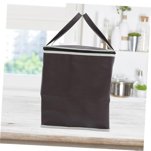 PartyKindom Crock Insulated Bag Pizza Insulated Bag Bags Insulated Grocery Tote Bag Catering Bag Pizza Carrier Bag Insulated Freezer Bag Insulated Lunch Bag Picnic Insulated Bag Coffee Cloth