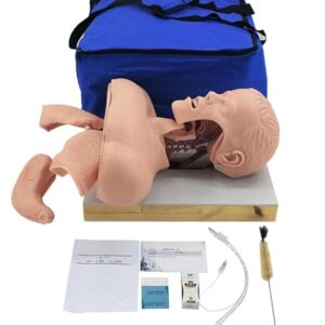 Oral Nasal Intubation Manikin, Advanced Human Tracheal Intubation Training Model Airway Management Practice Mold Teaching Instrument Demonstration Anatomical Structure