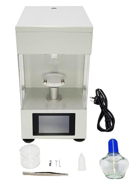 CNYST Lab Surface Tension Meter Automatic Interfacial Tensiometer with Platinum Ring 0-1000mN/m Accuracy 0.01mN/m Interfacial Tension Measurements for Quality Control and Optimization of Emulsifiers