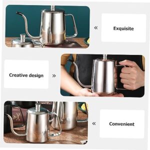 GRADENEVE Coffee Pot Office Tea Kettle Coffee Brewing Tool Coffee Machines Water Kettle Coffee Espresso Maker Drip Coffee Maker Kettle Kettle Gooseneck Kettle Stainless Steel