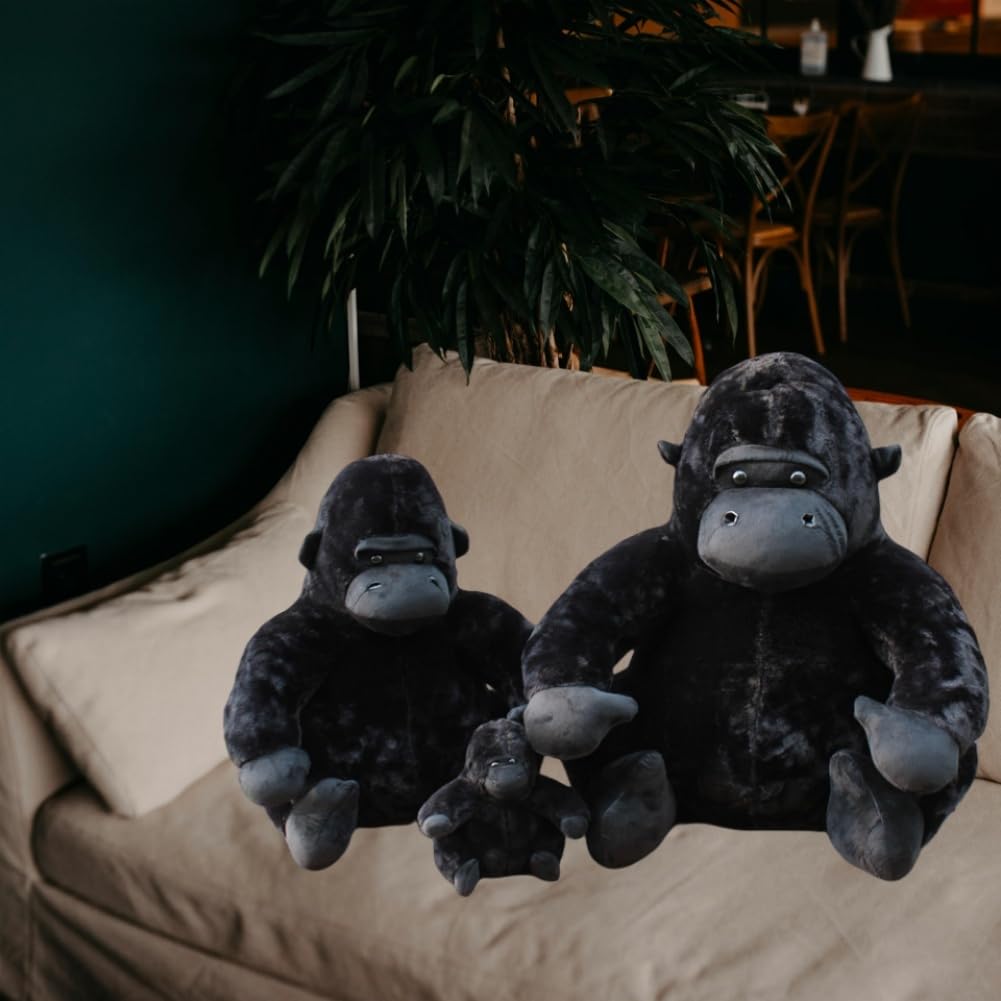 WLLYXUS Gorilla Stuffed Animal, Big Chimpanzee Plush Toy Gift for Kids, Super Soft Gorilla Pillow Animal Plushies Animal Doll, Perfect for Christmas Birthday Gift (S-8.6 ")