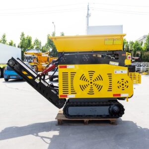 mini mobile jaw crusher with belt conveyor - portable small stone crusher