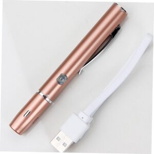 KOMBIUDA Medical Flashlight Inspection Torch Oral Flashlight Rechargeable Flashlight Torch Light Examination Pen Light Inspection Light Pocket Torch Zinc Alloy