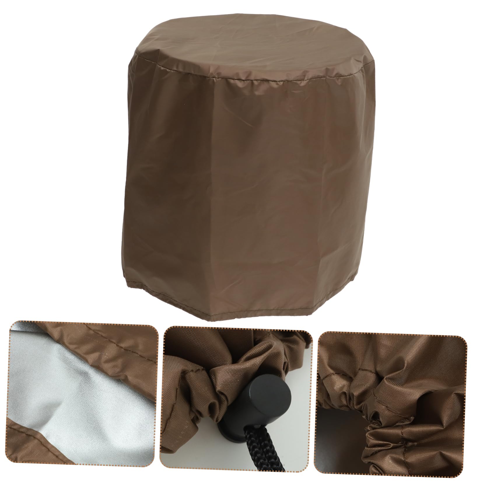 CAXUSD Furniture Dust Cover Furniture Protective Cover Tea Table Cover Patio Chair Covers for Outdoor Furniture Garden Furniture Cover 190 Silver Coated Polyester Taffeta Coffee