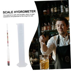 1 Set American Attenuation Meter Beer Hydrometer Alcohol Distilling Moonshine Alcoholmeter Proofing Distilled Spirits Wine Hydrometer Tester Mead Hydrometer Mead Making Kit Glass NAMOARLY