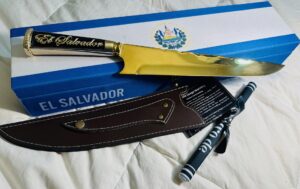 golden knife - el salvador style knife - made in brazil