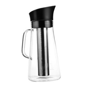 crafthrou 1pc filter jug espresso machine coffee water carafe with lid large capacity water jug dripper pour brew cups clear tea kettle infusers iced pitcher with lid pot waterbottle glass