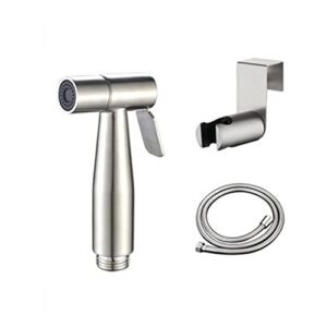 uervps toilet bidet sprayer handheld toilet bidet sprayer set kit stainless steel hand bidet faucet for bathroom hand sprayer shower bathroom shower drencher(b)