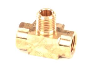 replacement for compatible with 8130495 frymaster tee, 1/4 npt brass male branch genuine oem fm8130495