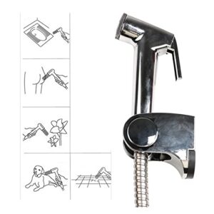 UERVPS Handheld Toilet Bidet Faucet Sprayer Bidet Toilet Set Bathroom Toilet Shower Bidet Spray Household Washstand Set Bathroom Shower Drencher