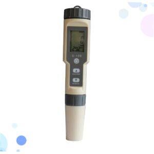 COSMEVIVI Water Salimeter Salt Water Gravimeter Automatic Hydrometer Water Quality Tester Hydrometers Tds Water Quality Testing Pen Salt Meter Temperature Tester Light Grey