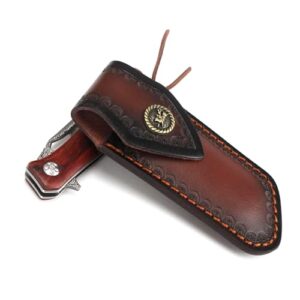 BOGEEL Leather Holsters Folding Pouches Leather Sheath Leather Holsters for Collectors Enthusiasts