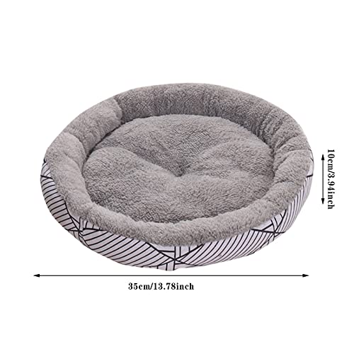 Calming Bed for Dogs Dog Beds for Small Dogs Friday Black Deals Today Round Cat Bed Pet Bed Anti-Anxiety Luxury Comfy Dog Bed Dog Crate Bed(14 in)