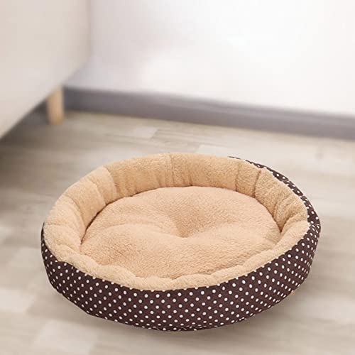 Calming Bed for Dogs Dog Beds for Small Dogs Friday Black Deals Today Round Cat Bed Pet Bed Anti-Anxiety Luxury Comfy Dog Bed Dog Crate Bed(14 in)