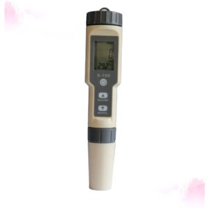 jecompris water quality tester water salimeter hydrometer tds water quality testing pen temperature tester salt water gravimeter salt meter light grey