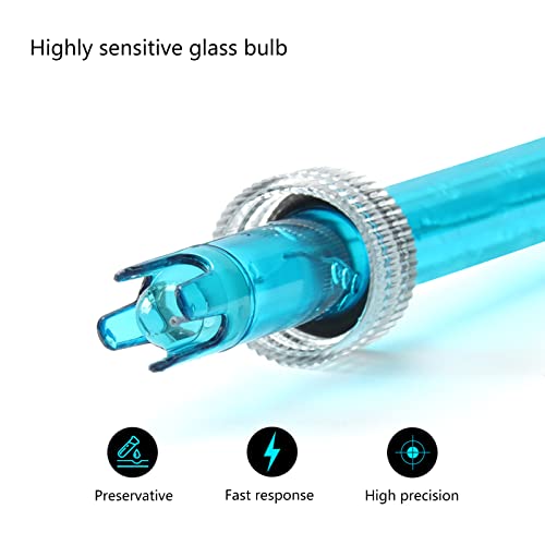 PH-301 Electrode Probe BNC Connector Sensing Laboratory Water Detector Electrode Probe Accessory