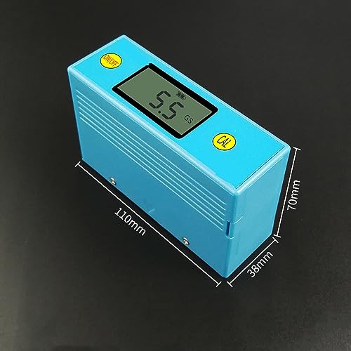 Tint Meter, 0.0-199.9 Units (GS) Surface Gloss Meter Paint Coating Tile Surface Gloss Test Stone Light Meter Marble Brightness Tester,Color Sensor