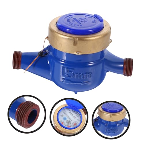 BUGUUYO Water Flow Meter Water Tablw Engineering Water Meter Water Tablr Water Table Water Tabke Dn15 Horizontal Water Meters Rit Synthetic Home Use Water Meter Garden Water Meter