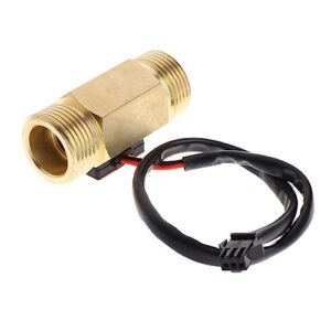 PLAFOPE 4 Water Flow Meter Hall Effect Sensor Water Hall Flow Meter Hall Sensor Hall Effect Water Sensor Water Meter Hall Effect Meter Water Purifier Cfm Meter Golden