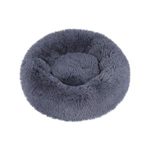 dog donut bed dog bed small friday black deals today calming donut dog bed cozy plush fluffy faux fur anti-anxiety warming soft dog bed dog crate bed cute dog bed(24 in)