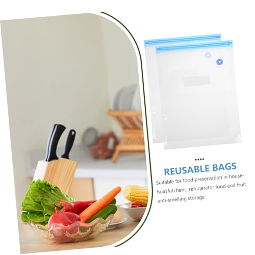 Hoement 1 Set Vacuum Compression Bag Filament Bags Cooking Bags Sous Vide Vacuum Fresh Keeping Bag Food Preservation Bag Precut Bags Reusable Stand up Bags Zipper Vacuum Seal Bags Pa