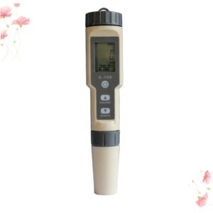 cosmevivi water salimeter salt water gravimeter automatic hydrometer water quality tester hydrometers tds water quality testing pen salt meter temperature tester light grey