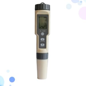 HAWILLOSCH Water Salimeter Temperature Tester Tds Water Quality Testing Pen Salt Meter Salt Water Gravimeter Hydrometer Water Quality Tester Light Grey