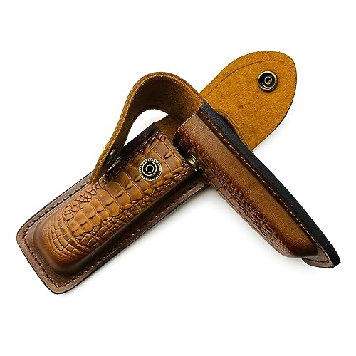 BOGEEL Leathers Pouches Handmade Holsters Belt Loop Case Holder Bag Folding Sheath for Cutting Tool Carriers