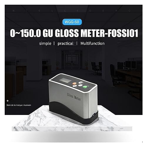 Tint Meter, High Precision 0~150.0 GU Gloss Meter Digital Glossmeter Paint Ink Metal Photometer Tile Stone Bamboo Paper Plastic Glossmeter,Color Sensor