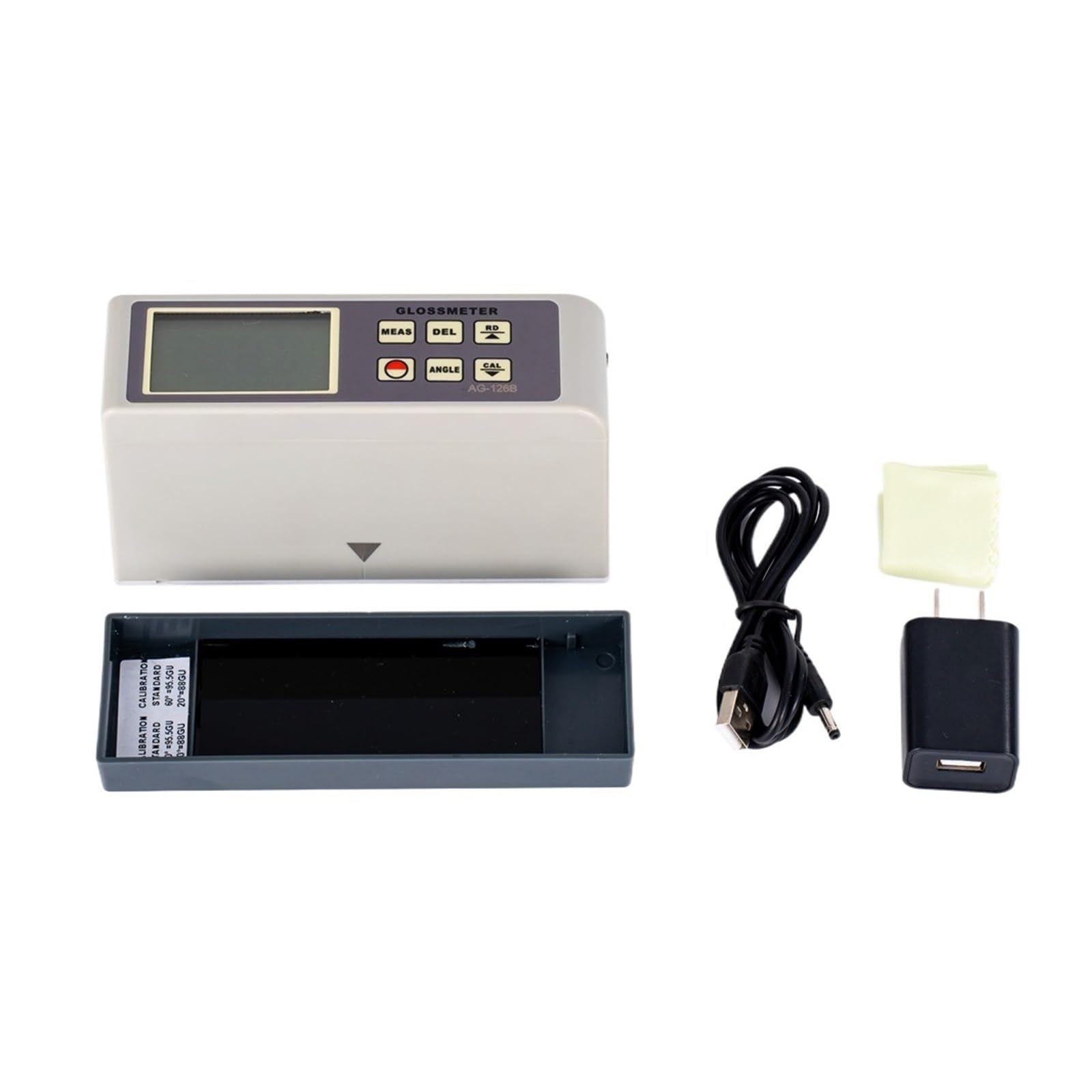 Tint Meter, Gloss Meter High Precision Paint Coating Plastic Paper Stone Surface Brightness 20°/60° Gloss Measuring Instrument,Color Sensor