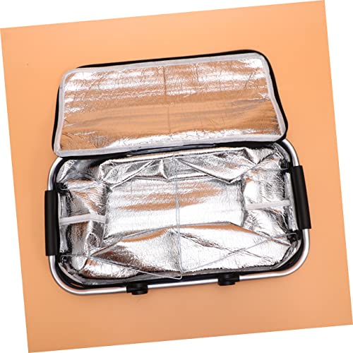 FELTECHELECTR Box Outdoor Portable Incubator Insulated Food Bags Insulated Food Bags Bbq Utensils for Grill Warming Bin Insulated Grocery Bag Thermal Insulation Food Bags Blue