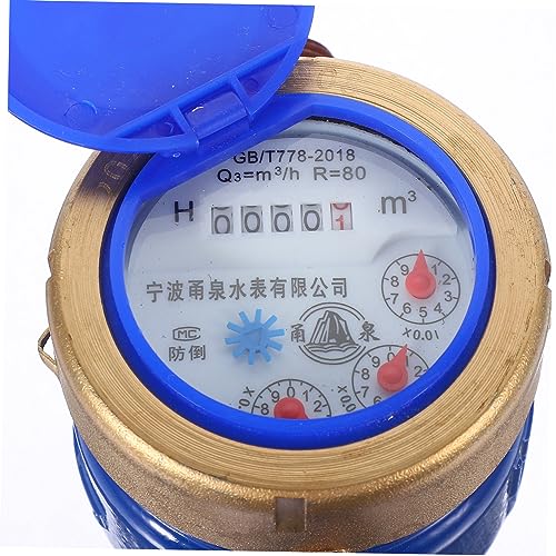 BUGUUYO Water Flow Meter Water Tablw Engineering Water Meter Water Tablr Water Table Water Tabke Dn15 Horizontal Water Meters Rit Synthetic Home Use Water Meter Garden Water Meter