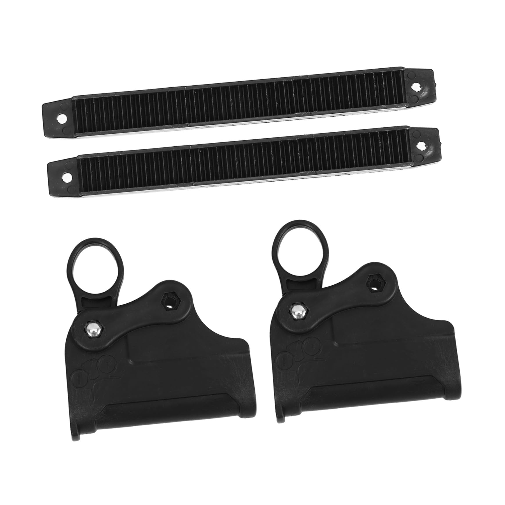 MERRYHAPY 1 Pair of Foldable Chair Replacement Parts Plastic Locking Latch Hinge for Recliner Armrest Camping Chair Accessory Beach Lounge Chair Parts