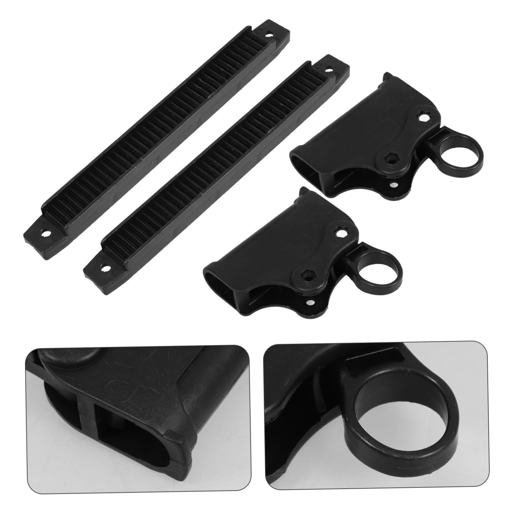 MERRYHAPY 1 Pair of Foldable Chair Replacement Parts Plastic Locking Latch Hinge for Recliner Armrest Camping Chair Accessory Beach Lounge Chair Parts