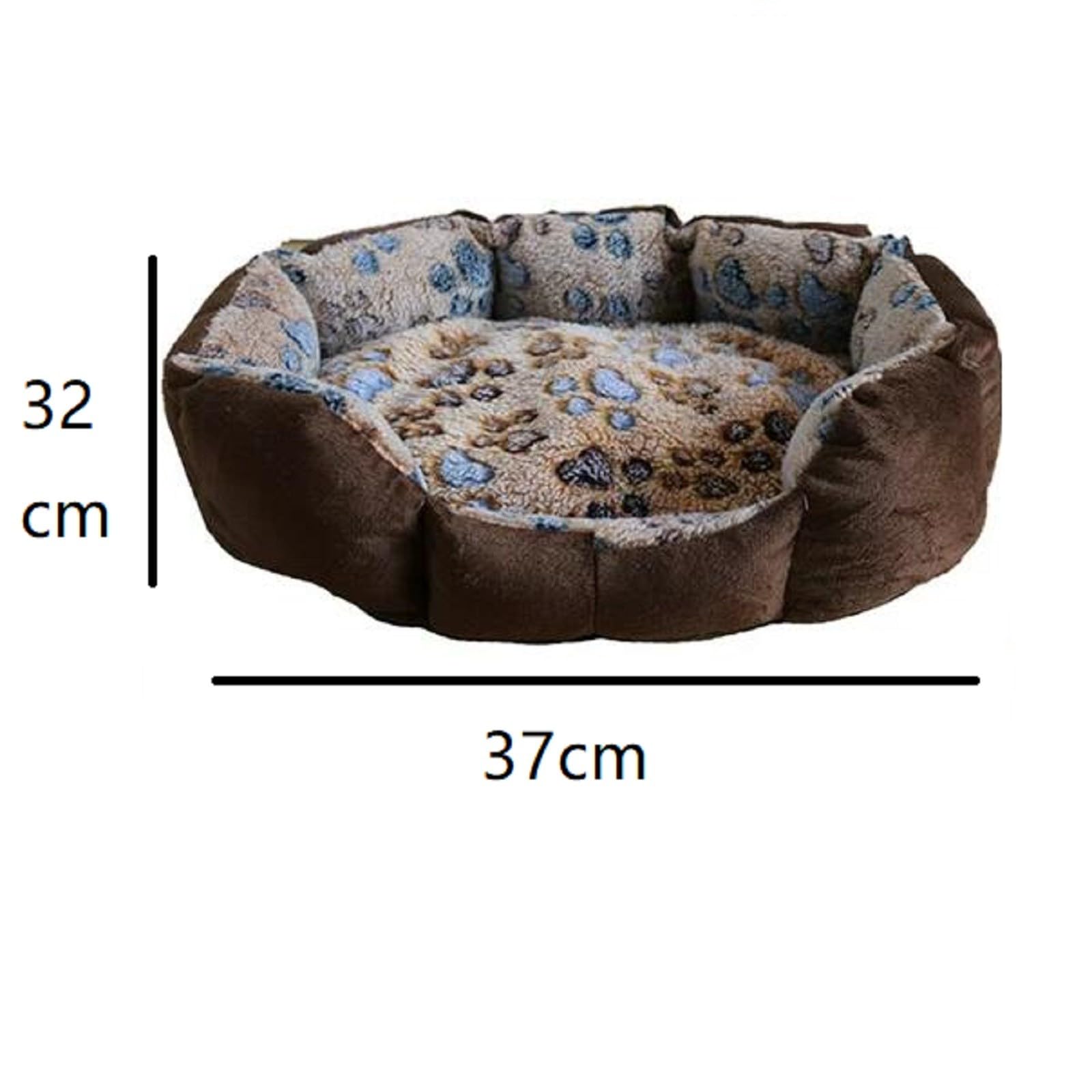 Calming Cat Bed Small Cat Bed Friday Black Deals Today Round Fluffy Dog Bed Fluffy Cat Bed Anti-Anxiety Warming Comfort Dog Bed Dog Bed for Crate(14.5 in)