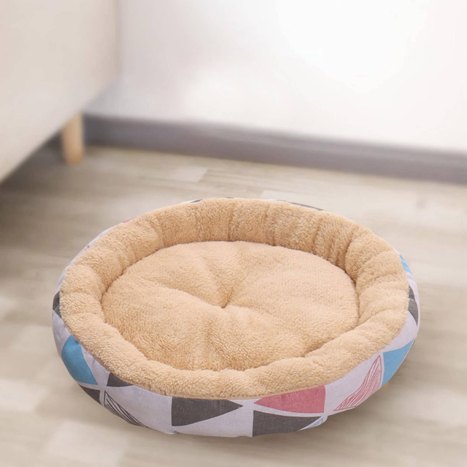 Calming Dog Bed Dog Bed for Small Dogs Prime of Day Deals Round Cat Bed Dog Beds & Furniture Anti-Anxiety Cute Soft Dog Bed Dog Crate Bed(14 in)