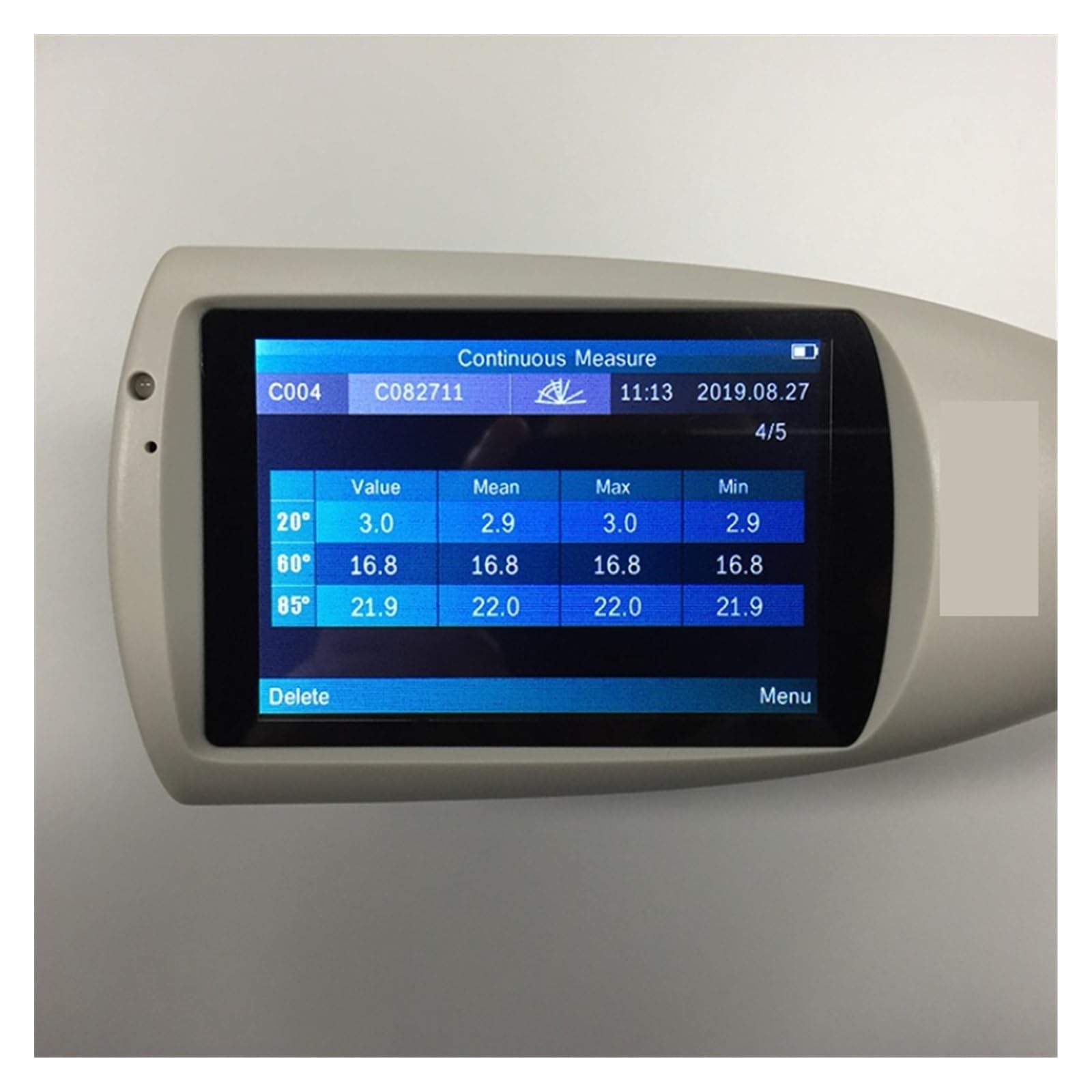 Tint Meter, Three Angle Gloss Meter for Paint Glossmeter NHG268 Precise with Touch Screen,Color Sensor