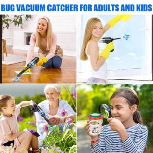 Jahy2Tech Upgraded Bug Vacuum & Handheld Vacuum Cordless with 9000PA, High Power Portable Bug Catcher Small Spider Catcher Use for Home Office Car RV Insect Traps Catcher and Release with Insect Cage