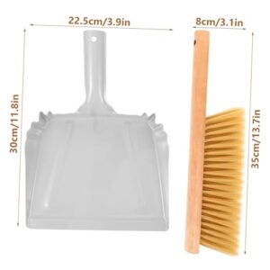 GAROZATION 1 Set Broom Bucket Manual Carpet Sweeper Hand Broom Cleaning Brush Snow Cleaning Dustpan Housekeeping Cleaning Tool Hair Remover Brush Counter Dusting Brush Sofa Duster Iron