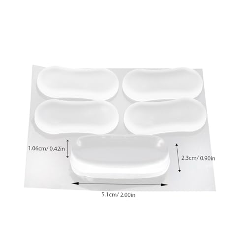 Luxshiny 3sets Toilet Seat Gasket Kit Toilet Covers Toilet Lid Bumper Silicone Toilet Bumpers Toilet Parts Bidet Bumper Attachment Toilet Seat Bumper for Bidet Attachment 5pcs*3