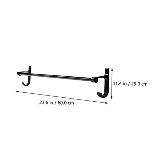 Cabilock Watering Can Hanger Stainless Bathroom Towel Bar Towel Mounted Hanger Wall Mounted Clothes Hanger Kitchen Towel Hand Towel Ring Towel Hanging Towel Holder Black