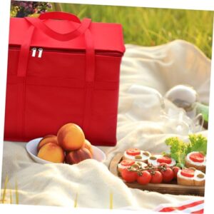 CHILDWEET 4pcs Insulation Bags Freezer Shopping Bags Insulated Catering Bags Insulated Thermal Bags Cooler Bags Insulated Food Bag Grocery Shopping Bags Insulated Bag Non-Woven Fabric