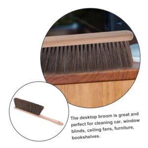 MOLUCKFU BBQ Mesh Brush Whisk Brooms Carpet Cleaning Brush Cleaning Brushes for Household Use Sweeping Bed Brush Clothes Cleaning Brush Blanket Brush Fireplace Broom Replacement Wooden