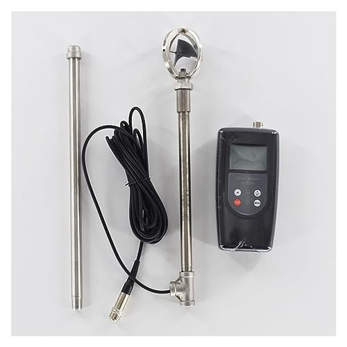 Portable Flow Meter, FM-100V5 Digital Flowmeter, Portable Flow Rate Meter Open Channel Flow - Long Lasting