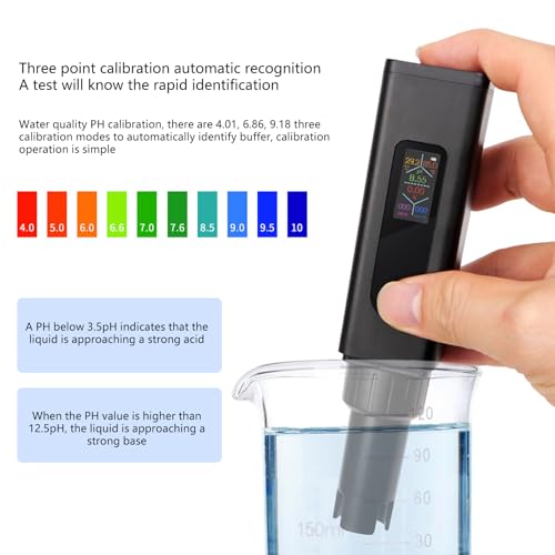 Precisions Water Analysis Tool 5 In 1 Salinities Temperature Measurement Multifunction Water Testing Instrument