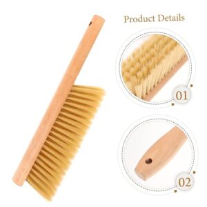 GAROZATION 1 Set Broom Bucket Manual Carpet Sweeper Hand Broom Cleaning Brush Snow Cleaning Dustpan Housekeeping Cleaning Tool Hair Remover Brush Counter Dusting Brush Sofa Duster Iron