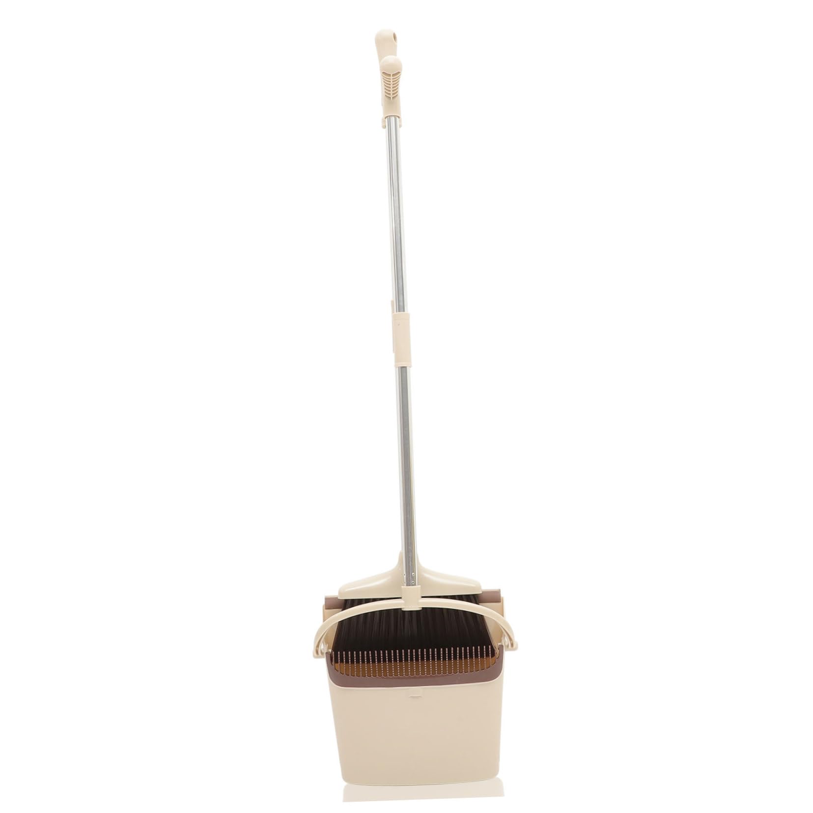 HONMEET 1 Set Broom Set Home Broom Dustpan Kit Carpet Rake for Pet Hair Hand Broom Cleaning Outdoor Tools Standing Dustpan Dust Pan Handle Broom Wok Household Brooms Kitchen Brooms Plastic