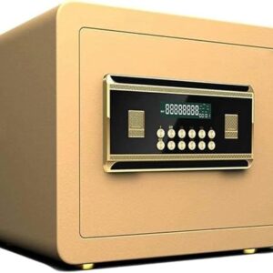 Security, Safe Safety Electronic Fingerprint Password Money Key Cabinet Safe For ID Papers, A4 Documents, Laptop Computers, Jewels 35 * 30 * 30cm, Black-1