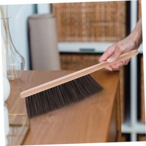 MOLUCKFU BBQ Mesh Brush Whisk Brooms Carpet Cleaning Brush Cleaning Brushes for Household Use Sweeping Bed Brush Clothes Cleaning Brush Blanket Brush Fireplace Broom Replacement Wooden