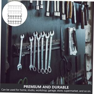 Outanaya 4pcs Pegboard Screwdriver Holder Pegboard Drill Wall Mounted Tool Storage Organizer Hand Tools Organizer Screwdriver Organizer Pegboard Tool Organizers Peg Board Stainless Steel